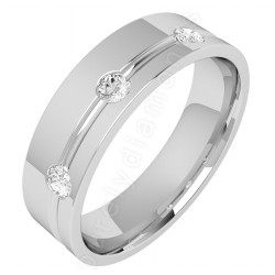 Herren Trauringe mit Diamanten - Royal Diamanten